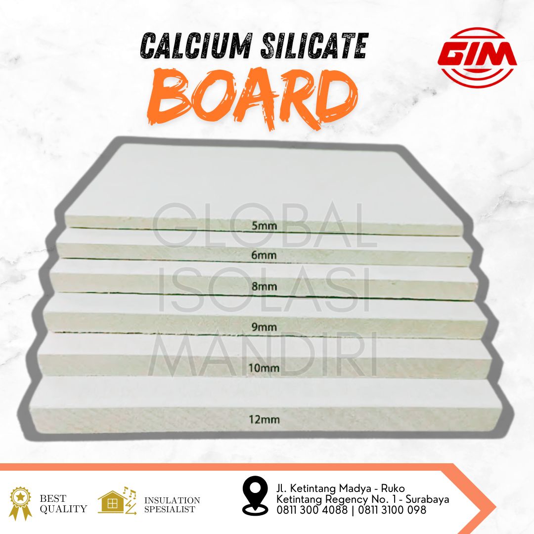 Calcium Silicate Board 50mm Surabaya Murah